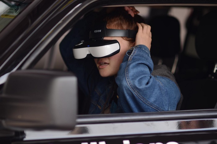 Distracted Driving Simulator: High School Students Learn Dangers Of ...